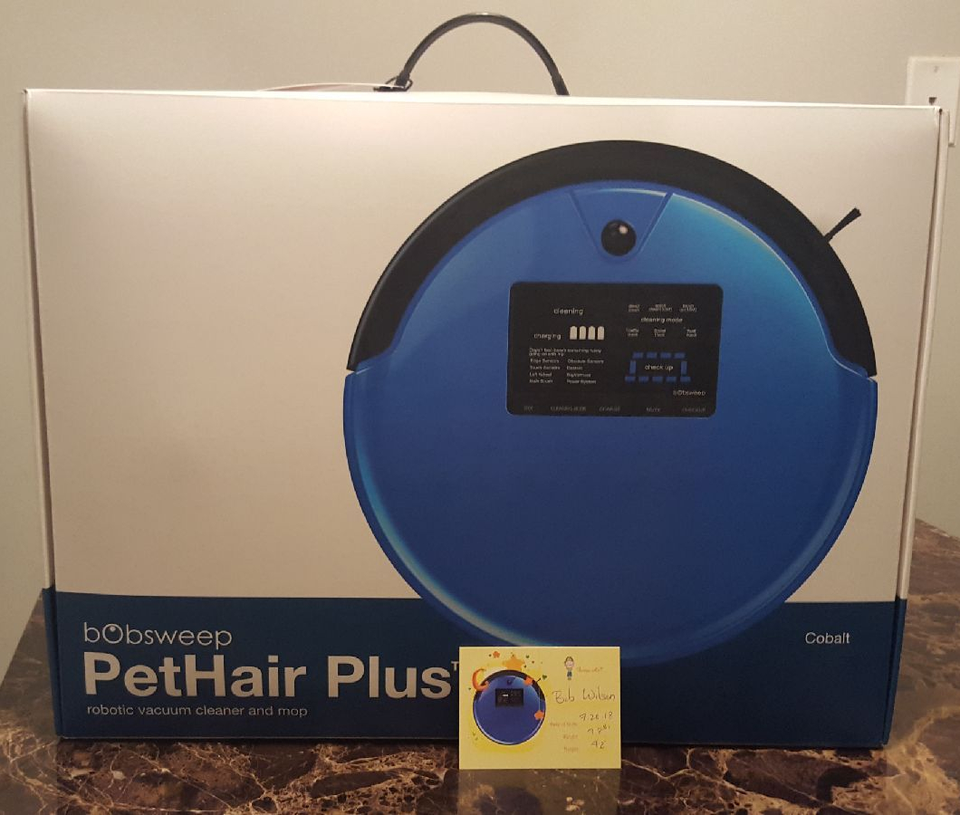 Meet The Newest Member Of Our Family “bOb PetHair Plus” Robiotic Vacuum